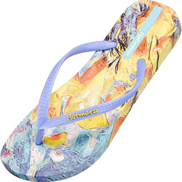 Hotmarzz | Shoes | Hotmarzz Womens Flip Flops Bohemia Floral Print ...